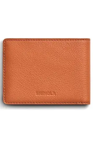 Shinola Canfield Pebble Leather Bifold Wallet