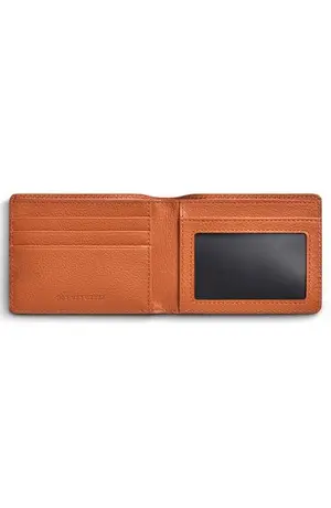 Shinola Canfield Pebble Leather Bifold Wallet