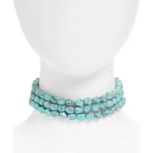 CULT GAIA Nora Faux-Turquoise Choker