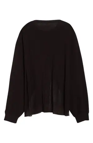 Issey Miyake Brush Close-up Crewneck Sweater
