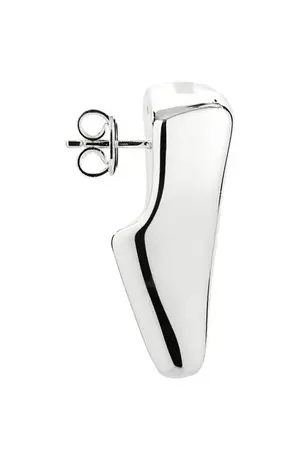 Bottega Veneta Small Prisma Sterling Silver Earrings
