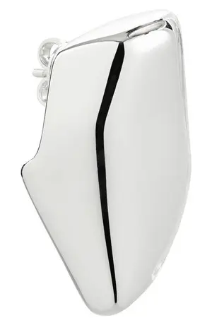 Bottega Veneta Small Prisma Sterling Silver Earrings
