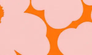 Marimekko Oiva Unikko Plate - Orange