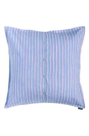 Marimekko Piccolo Stripe Cotton Pillow Cover - Pink