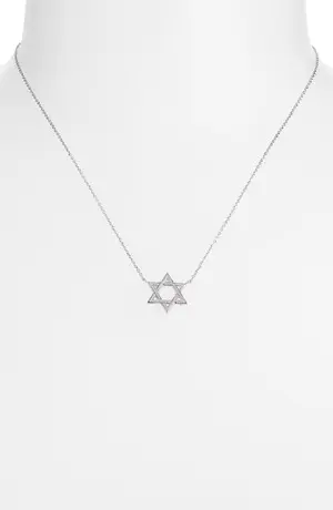 Anzie Dew Drop Star Of David Pendant