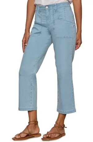 Sanctuary Mid-rise Cropped Straight Leg Utility Pants