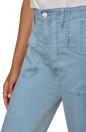 Sanctuary Mid-rise Cropped Straight Leg Utility Pants