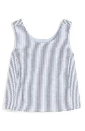 MM BY MAX MARA Stripe Linen Blend Tank