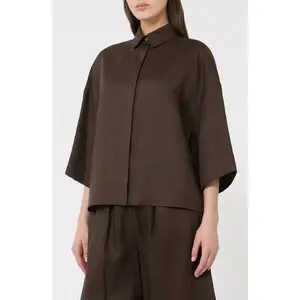 MM BY MAX MARA Linen Boxy Shirt