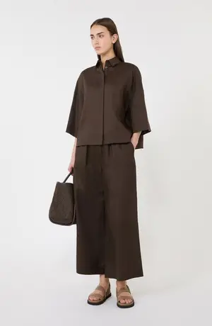 MM BY MAX MARA Linen Boxy Shirt