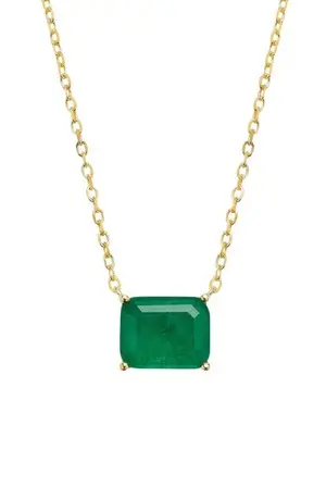 THE M JEWELERS Solitaire Pendant Necklace - Gold