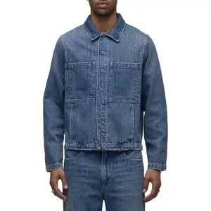 Hudson Jeans Indigo-dyed Denim Chore Jacket - Rail