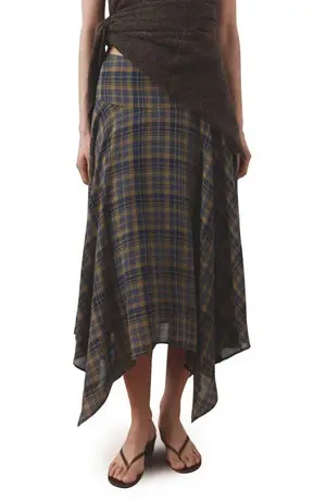 Mango Asymmetrical Bottoms For Women