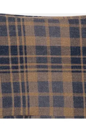 Mango Check Midi Skirt