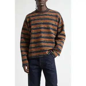 Waste Yarn Project Crew Neck Knitwear For Men