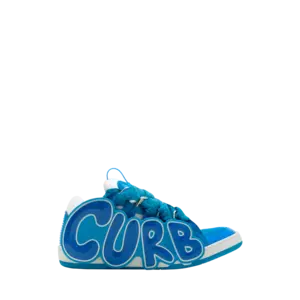 LANVIN Curb Patch Sneakers - Blue