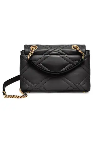 AIMEE Quilted Leather Convertible Shoulder Bag