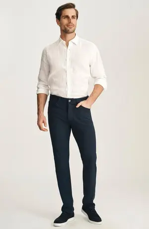 34 Heritage Linen Button-up Shirt - White
