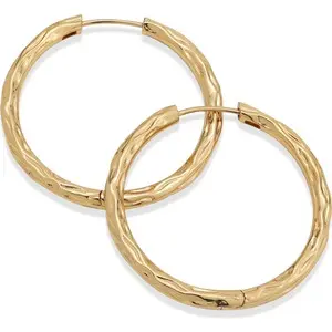 RETRO CHIC Grove Hoop Earrings - Gold