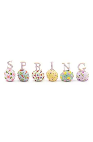 MACKENZIE-CHILDS Patience Brewster Spring Letters - Multi