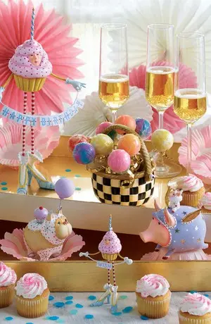 MACKENZIE-CHILDS Courtly Check Small Basket