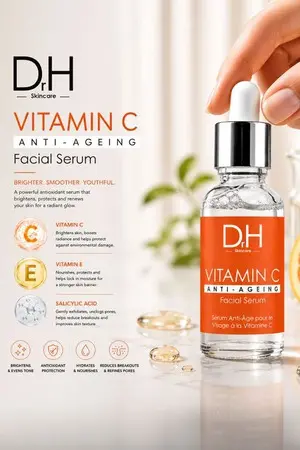 DR H Anti-ageing Vitamin C Facial Serum 30ml For Acne & Blemishes