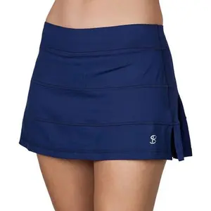 SOFIBELLA 13in Tennis Skirt - Navy