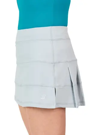 SOFIBELLA 13in Tennis Skirt - Stone