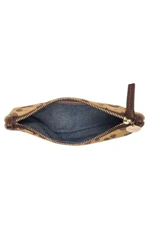 Clare V. Pablo Suede Feline Print Clutch