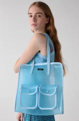 Kate Spade New York Breezy Mesh Tote Bag - Pristine Pool