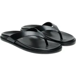 STUART WEITZMAN Leather Flip-flops - Black