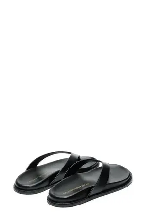 STUART WEITZMAN Leather Flip-flops - Black