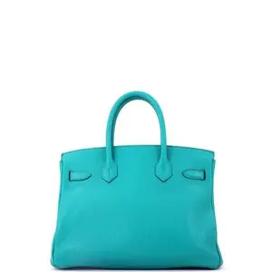 Hermès Birkin Handbag Clemence With Palladium Hardware 30
