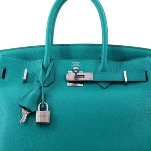 Hermès Birkin Handbag Clemence With Palladium Hardware 30