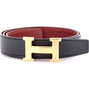 HERMÈS Constance Reversible Belt Leather Wide