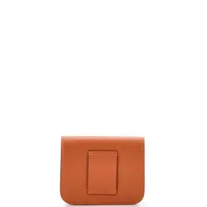Hermès Constance Slim Wallet Evercolor - Brown
