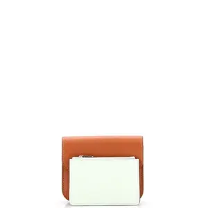Hermès Constance Slim Wallet Evercolor - Quebracho