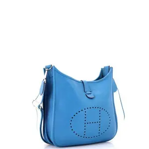 Hermès Evelyne Bag Gen Iii Clemence Pm - Blue