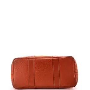 Hermès Garden Party Tote Toile And Leather 36 - Orange