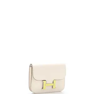 Hermès Constance Slim Wallet Epsom - Nata