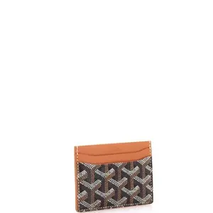 Goyard Saint Sulpice Card Holder Coated Canvas - Brown