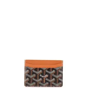Goyard Saint Sulpice Card Holder Coated Canvas - Brown