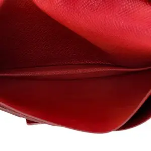Hermès Bearn Wallet Epsom Long - Rubis