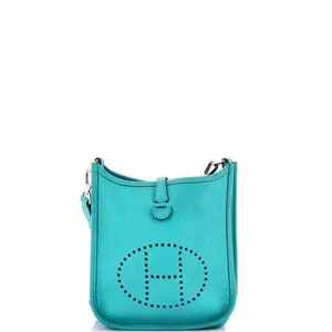 Hermès Evelyne Bag Gen Iii Clemence Tpm - Blue