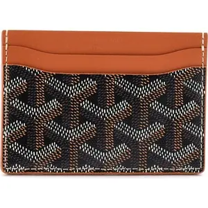 Goyard Saint Sulpice Card Holder Coated Canvas - Black