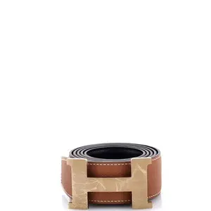 Hermès Constance Reversible Wide Belt - Brown