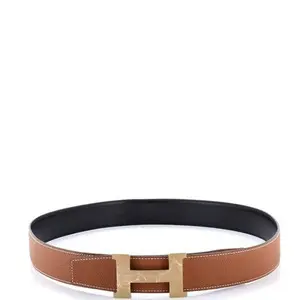 Hermès Constance Reversible Wide Belt - Brown