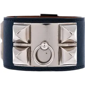 HERMÈS Hermès Collier De Chien Leather Bracelet
