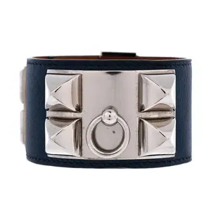 HERMÈS Hermès Collier De Chien Leather Bracelet