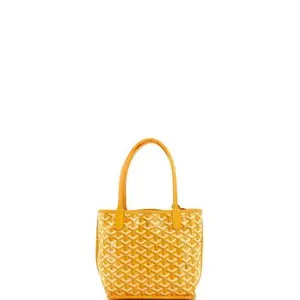 Goyard Anjou Reversible Tote Coated Canvas Mini - Yellow